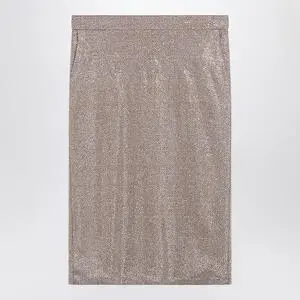 Giuseppe Di Morabito Embellished Midi Skirt - Silver