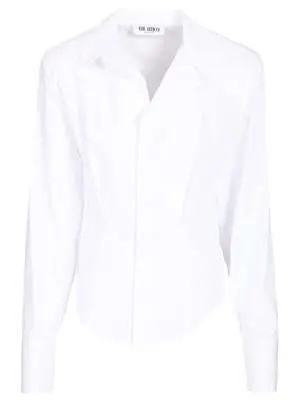 Attico Cotton Poplin Shirt - White