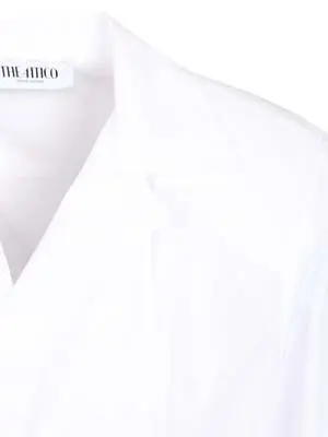 Attico Cotton Poplin Shirt - White