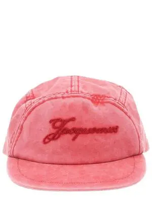 Jacquemus Cappello La Casquette Gardian Con Logo - Red