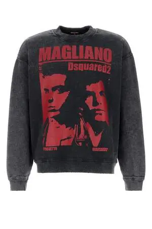 Dsquared2 Slated Cotton X Magliano Sweatshirt - Black