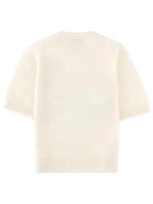 GANNI Short Sleeve Knit Top