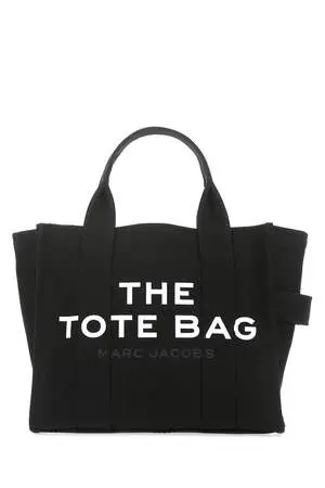 Marc Jacobs Canvas Mini The Tote Bag Handbag - Black