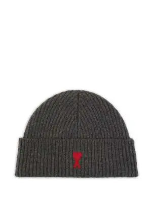 AMI Paris De Coeur Wool Beanie - Multicolor
