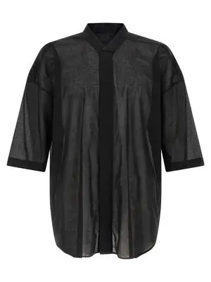 Rick Owens Jumbo Faun' Shirt - Black