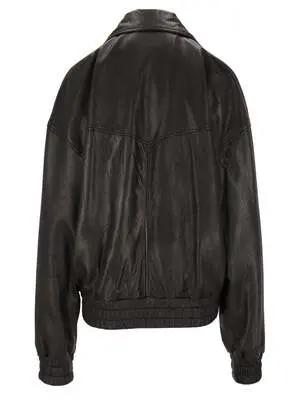 Saint Laurent Balloon Lambskin Jacket
