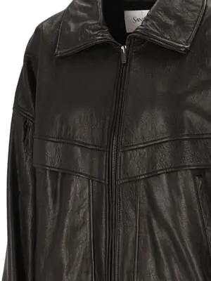 Saint Laurent Balloon Lambskin Jacket