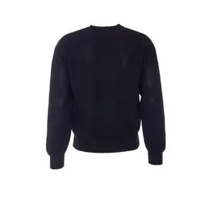 Auralee Flat Yarn Sweater - Black