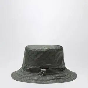 Gucci Reversible Dark Nylon Gg Hat
