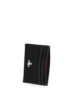 VIVIENNE WESTWOOD Flat Card Holder - Black