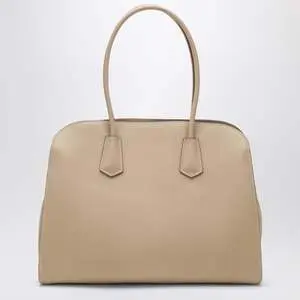 Prada Large Sand-colored Leather Shopping Bag