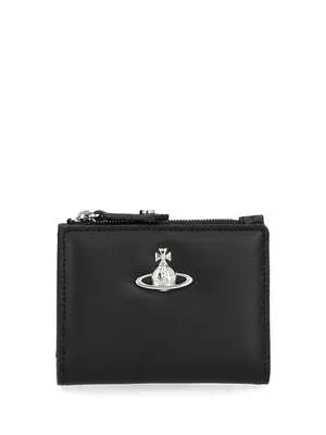 VIVIENNE WESTWOOD Slim Card Holder With Flap - Black