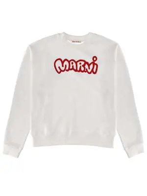 Marni Sweatshirt With Logo - White