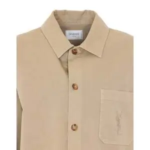 Saint Laurent Cassandre Monogram Logo Overshirt
