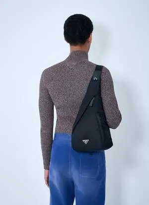 Prada Asymmetric Nylon Sling Bag