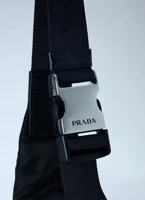 Prada Asymmetric Nylon Sling Bag