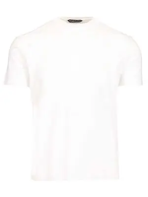 TOM FORD Crew Neck T-shirt - White