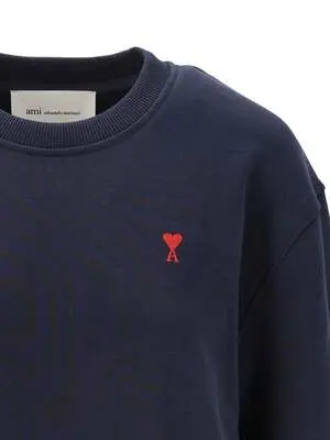 AMI Paris Ribbed Sweatshirt