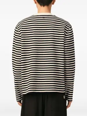 AMI Paris De Coeur Striped T-shirt