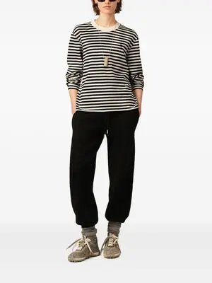 AMI Paris De Coeur Striped T-shirt - Multicolor