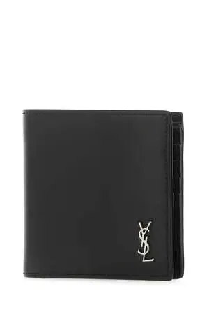Saint Laurent Leather Wallet - Black