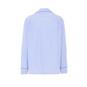Dolce & Gabbana Striped Poplin Vanity Shirt - Blue