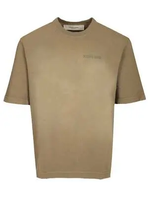 GOLDEN GOOSE Cotton Jersey T-shirt - Brown