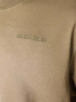 GOLDEN GOOSE Cotton Jersey T-shirt - Brown