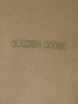 GOLDEN GOOSE Cotton Jersey T-shirt - Brown