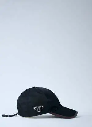 Prada Speedrock Re-nylon Cap - Black