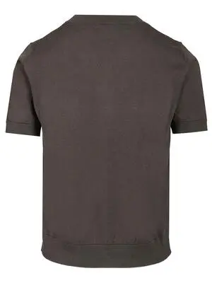 Max Mara Cotton, Silk And Cashmere Sweater - Gray