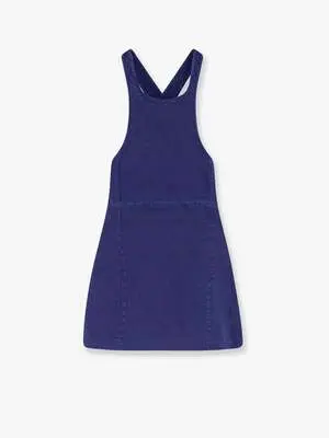 Miu Miu Mini Denim Dress - Multicolor