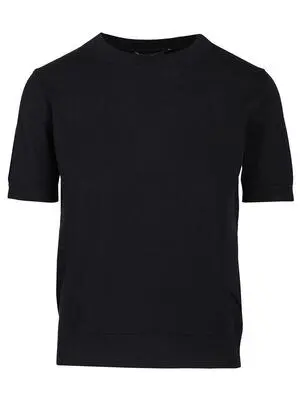 Max Mara 'S Max Mara Women Sweater In Cotton, Silk And Cashmere Yarn Blue