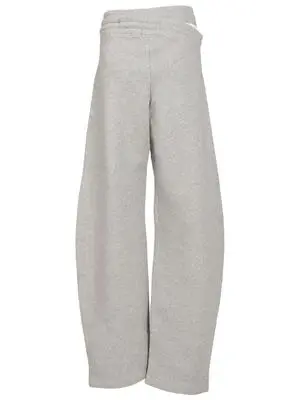 Attico Cotton Jersey Jogger Trousers - Gray