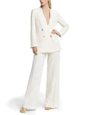 Alberta Ferretti Viscose Twill Trousers