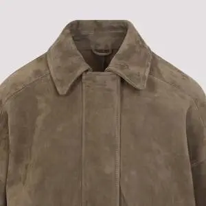 Brunello Cucinelli Suede Leather Jacket
