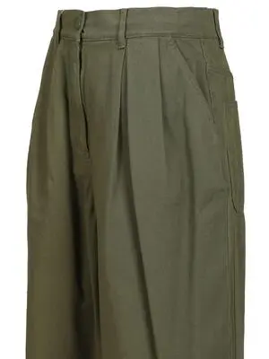Max Mara Wide Leg Trousers - Green