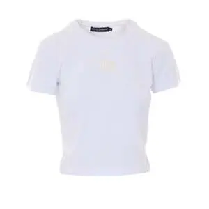 Dolce & Gabbana Dg Patch Logo T-shirt - White