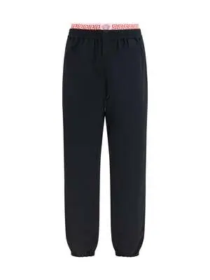 Versace Nylon Jogger Pants - Black