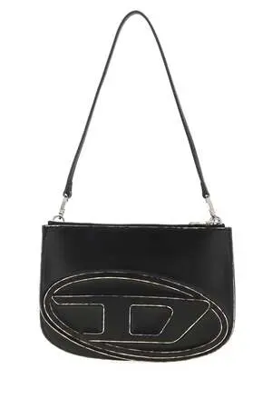 DIESEL® Leather 1dr Shoulder Bag - Black