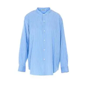Auralee Striped Shirt - Blue