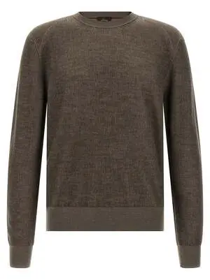 Brioni Vanisé Weave Sweater - Brown
