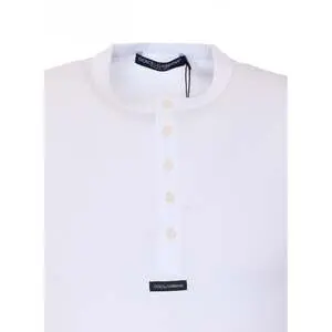 Dolce & Gabbana Logo Henley Shirt