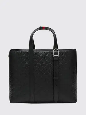 Gucci Gg Tote Handbag - Black