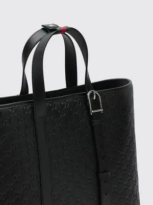 Gucci Gg Tote Handbag - Black
