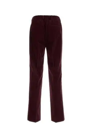 Fendi Burgundy Corduroy Pant