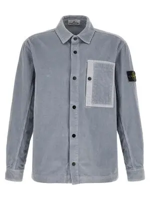 Stone Island 1200016' Overshirt - Gray