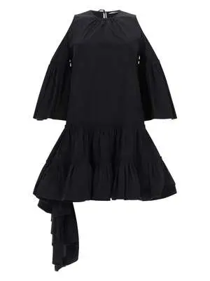 JW Anderson Dress With Ruffles - Black