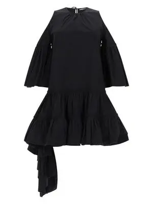 JW Anderson Dress With Ruffles - Black