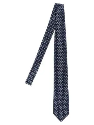 Brioni Micro-paisley Tie - Blue
